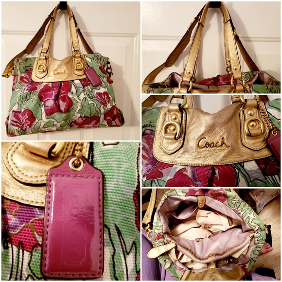 Coach | Bags | Coach Floral Iris Ashley | Poshmark